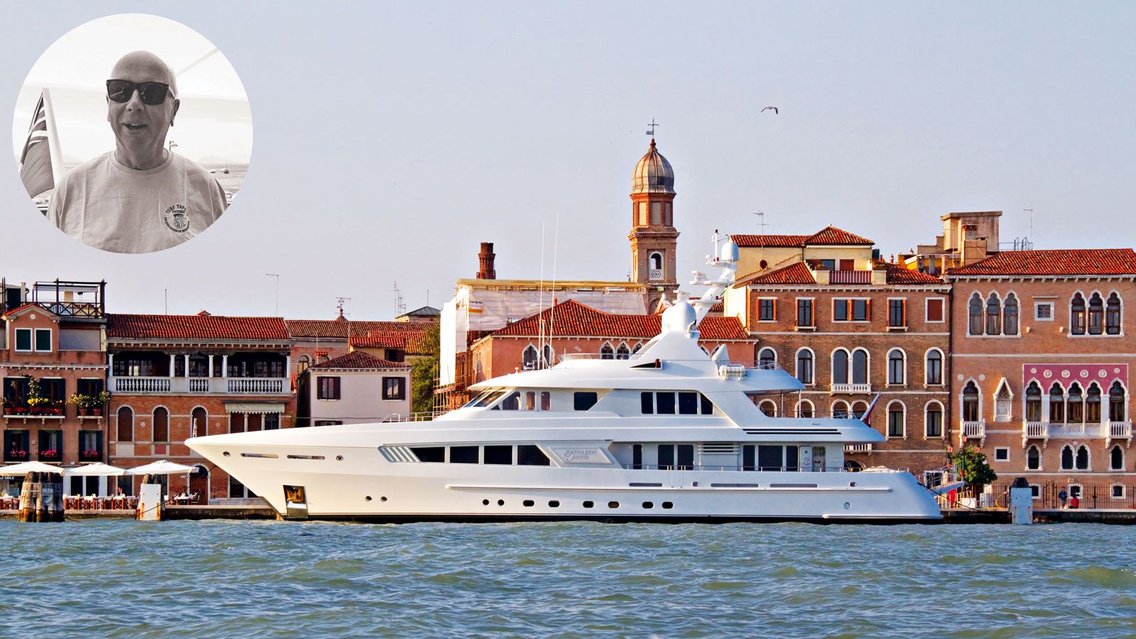 On board the 39m Feadship Kathleen Anne Alasdair Locke